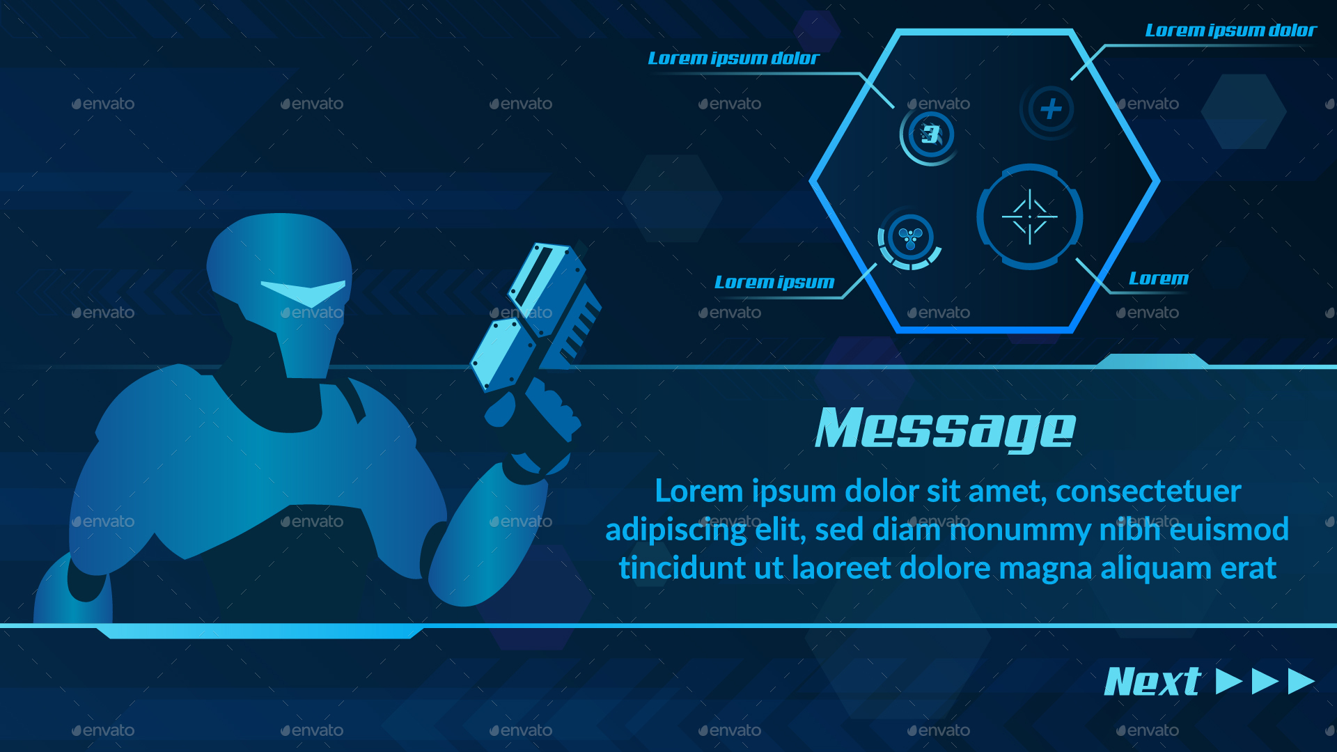 Sci-Fi RPG Aurora Mobile UI, Game Assets | GraphicRiver
